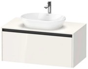 Duravit Ketho.2 - Umyvadlová skříňka s výřezem 46x100x55 cm, 1 zásuvka, lesklá bílá K24886022220000