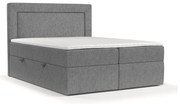 Šedá boxspring postel s úložným prostorem 180x200 cm Imagine – Maison de Rêve