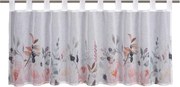 Bílá záclona 135x45 cm Floral – Sehlbach