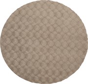 Obsession, Kusový koberec Diamond Cut 800 Taupe kruh, 120x120 (průměr) kruh, hnědá, ložnice