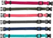 Trixie GmbH a Co.KG Obojek nylon štěně rozez.M-L 22-35cm/10mm Mix2 6ks TR