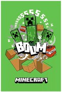 Fleecová deka Minecraft - motiv Creepers Boom - 100 x 150 cm