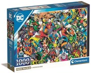 Clementoni - Puzzle 1000 Impossible DC Comics - Compact