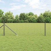 Evropský plot se hroty 10 x 0,4 m Ocel potažená PVC Šedá 3350650