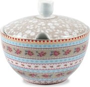 Pip Studio Floral Cukřenka khaki