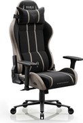 Látková herní židle černo-béžová Diablo X-One 2.0 Camel Black King