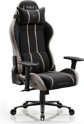 Látková herní židle černo-béžová King Size: Diablo X-One 2.0 Camel Black