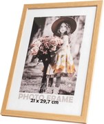 FANDY Dřevěný rámeček Style 21x29,7 3 světle hnědý