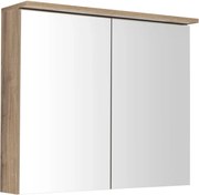 Aqualine Aqualine, KAWA STRIP Galerka s LED osvětlením 80x70x22cm, dub emporio, WGL38S