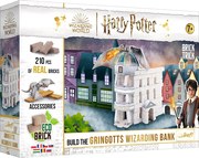 Trefl brick trick harry potter: gringottova kouzelnická banka m 210 dílů