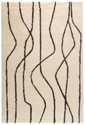 Bílý/černý koberec 160x230 cm Routa – Universal