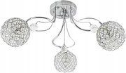 Stropní lampa glamour 8825/3 8C ball crystals chrom