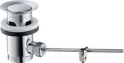 Hansgrohe Odtokové soupravy, odtoková souprava s táhlem na umyvadlové a bidetové baterie, chromová, HAN-94139000