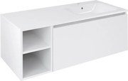 Sapho Sapho, LOREA skříňka 120x46x51, 5cm (30P+90cm), pravá, bílá matná, LE090-3131-R-04