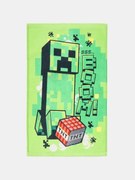 Sinsay - Bavlněný ručník Minecraft - zelená