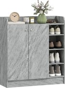 Botník HOMCOM se 4 přihrádkami – pojme 12 párů, 83 x 30 x 90 cm | Aosom