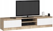 Tv stolek Ronon 160 cm sonoma/bílý