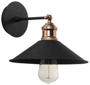 Černé nástěnné svítidlo ø 24 cm Berceste – Opviq lights