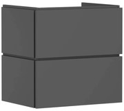 Hansgrohe Xilesa E - Umyvadlová skříňka, 62x63x47 cm, 2 zásuvky, matná šedá 54256760