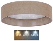 Brilagi - LED Stropní svítidlo VELVET STAR LED/24W/230V pr. 40 cm hnědá
