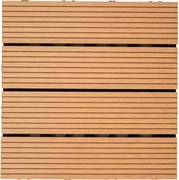 WPC dlaždice LEGI BASE 30 x 30 cm, teak