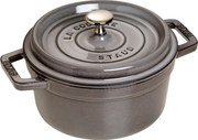 Staub Litinový hrnec s poklicí Cocotte, šedá, 24 cm / 3,8 l 1102418
