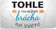 Sablio Ručník Tohle je ten nejlepší brácha na světě - 50x100 cm