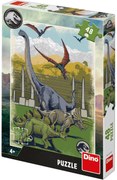 DINO Puzzle Jurský svět (Jurassic World) 18x26cm skládačka 48 dílků dn371347