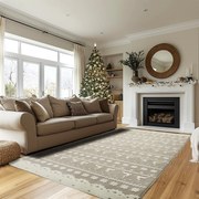 Tutumi Plyšový koberec Clover Bergen Béžový Rozměr (cm): 140 x 200