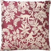 Dekorační povlak na polštář ABU MERLOT 45x45 cm, vínový