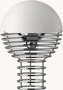 Malá přenosná stmívatelná stolní LED lampa Wire, design Verner Panton