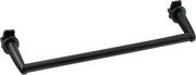 Aqualine - Držák ručníků na topná tělesa, délka 36 cm, matná černá IDR-40B