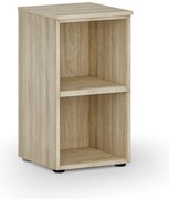 Kancelářský regál PRIMO WOOD, 400 x 420 x 740 mm, dub přírodní
