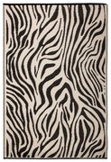 Koberec Zebra, 150x242,5 cm, bílá/černá