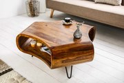 Designový konferenční stolek Lorelei, 90 cm, sheesham