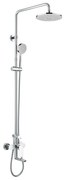 Mereo Viana - Sprchový set s vanovou baterií, průměr 22 cm, 1 proud, chrom CBE60101SA