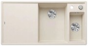 Blanco Axia III 6 - Silgranitový dřez, 100x51 cm, s ovládáním odtoku a příslušenstvím, InFino, jemná bílá 527046