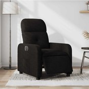 Elektrické polohovací křeslo černé textil 3206779