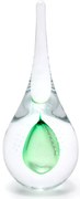 Skleněné těžítko - dekor 05, Zelená, 20 cm | České sklo od Artcristal Bohemia