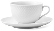Porcelánový šálek Rhombe Tea Cup 24 cl Lyngby Porcelaen