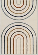 Hanse Home, Dětský koberec Adventures 106212 Cream Multicolor, 120x170, bílá, dětský pokoj