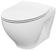 Cersanit Moduo - Závěsné WC se sedátkem SoftClose, CleanOn, bílá K701-147