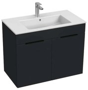 Jika Cube - Skříňka s umyvadlem 80x43x61 cm, matný antracit H4537521763521