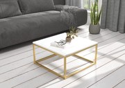 ADRK Furniture Konferenční stolek BELTEN 65x65 CT-BEL-G-W