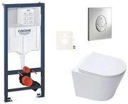 Závěsný wc set do lehkých stěn / předstěnová montáž SAT Infinitio SIKOGRSIN10SA