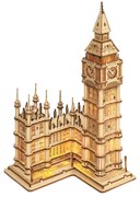 ROBOTIME Rolife Svítící 3D dřevěné puzzle Big Ben 220 ks