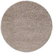Ayyildiz, Kusový koberec Life Shaggy 1500 beige kruh, 200x200 (průměr) kruh, béžová, ložnice
