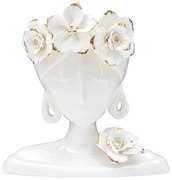 Bílá porcelánová váza Mauro Ferretti Young Woman