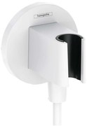 Hansgrohe Fixfit - Sprchové kolínko s držákem, matná bílá 26888700