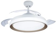 Philips-LED Stropní svítidlo s ventilátorem LED/35W/230V 5500/4000/2700K+DO zlat